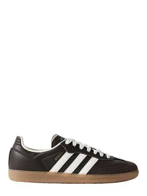 Adidas Originals By Alexander Wang Samba Og Suede-trimmed Textured-leather Sneakers - Brown