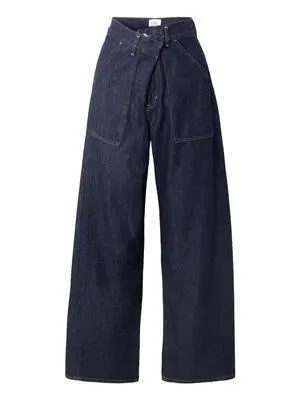 CITIZENS OF HUMANITY Ines Utility Crop Organic High-Rise Wide-Leg Jeans