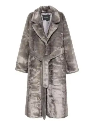 THELAURENT Faux Fur Coat - Grey