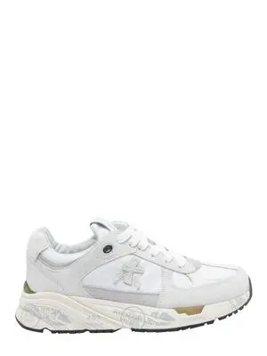 Premiata Premiata Mased Suede And Nylon Sneakers White