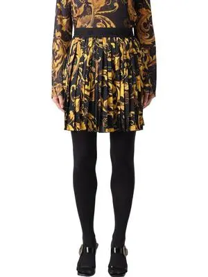 Versace Pleated Mini Skirt - Black