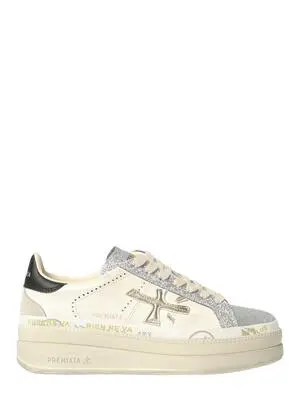 Premiata Lace Up Sneakers - Beige