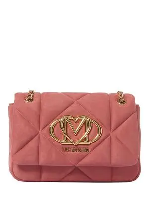 Moschino Quilted Shoulder Bag - Pink