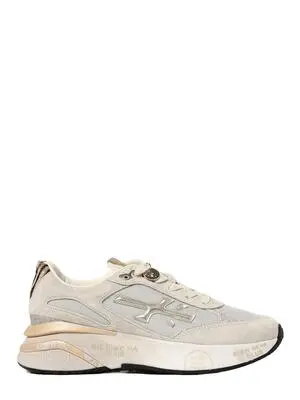 Premiata Lace Up Sneakers - Beige