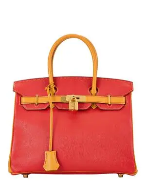 Hermès Chevre Horseshoe Birkin 30 - Multi