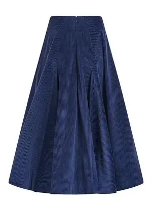 Rosie Assoulin Flouncy Skirt - Navy