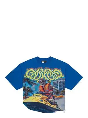 GODSPEED Wave Runner 'royal Wash' T-shirt - Multicolor