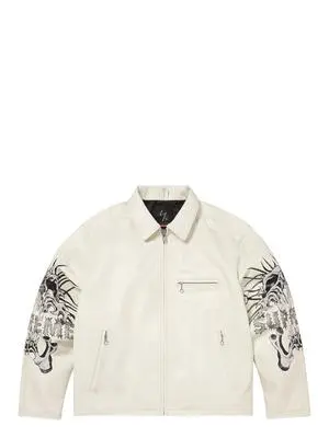 Supreme X Y’s Leather Jacket - White