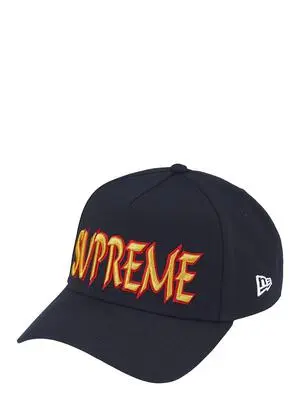 Supreme Sharp Spellout Adjustable New Era - Blue