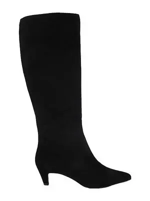 Kurt Geiger Tansy Suede Heeled Knee-high Boots - Black