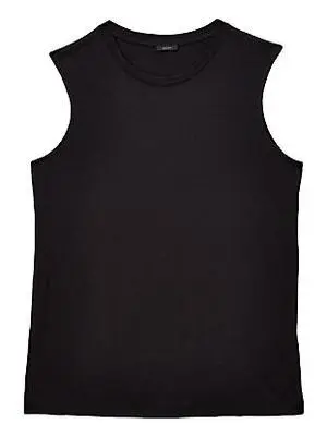 JOSEPH Cotton-silk Jersey Tank Top - Black