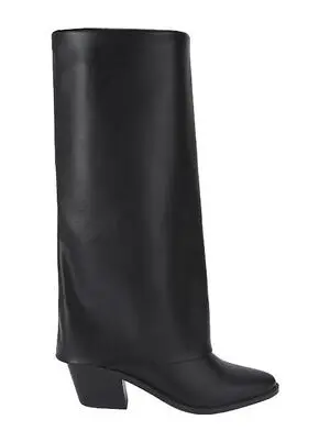 Kurt Geiger Telling Heeled Leather Knee-high Boots - Black