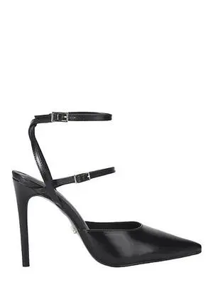 Carvela Eterno Heeled Leather Courts - Black