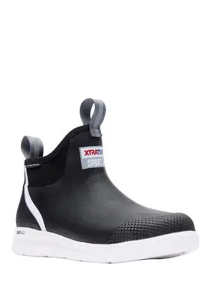XTRATUF Waterproof Ankle Deck Boot Black