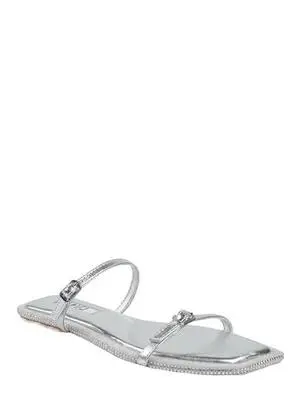 ZIGI Two-strap Sandal - Silver Leather