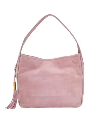 Vince Camuto Aleah Suede Tote Cosmetic Pink