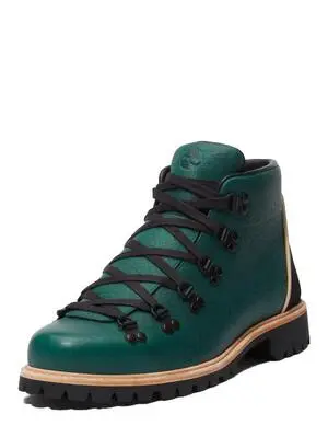Timberland Authentic Hike Waterproof Mid Hiking Boot - Dark Green Full Grain
