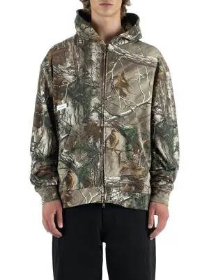 STUDENTS Name Howlings Realtree Cotton Zip-up Hoodie - Camo