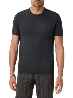 John Varvatos Bond Burnout Pocket T-shirt - Charcoal