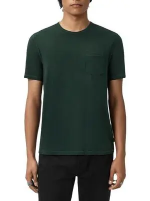 John Varvatos Bond Burnout Pocket T-shirt - Seaweed