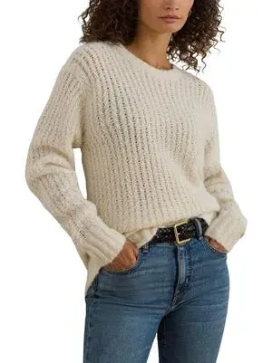 Ralph Lauren Oversized Open Stitch Sweater - Mascarpone Cream
