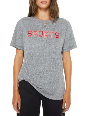 MOTHER The Rowdy Embroidered T-shirt - Sports