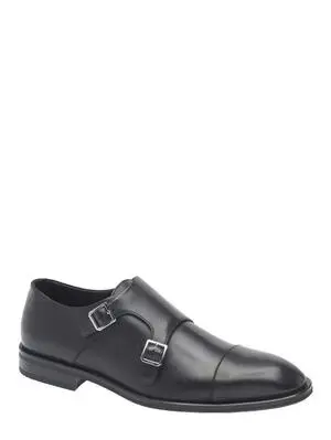 BOSS Derrek Double Monk Strap Shoe - Black