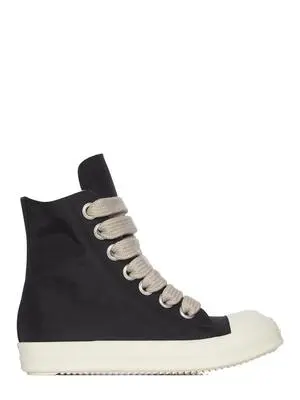 Rick Owens Concordians Jumbo Lace High Nylon Canvas - Black/milk