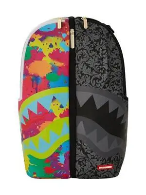 SPRAYGROUND Twins Chaos Split 2 Backpack - Multicolor/black/grey