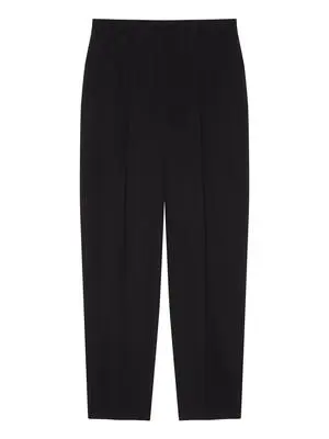 Givenchy Tailored Double Pleat Wool Trousers - Black