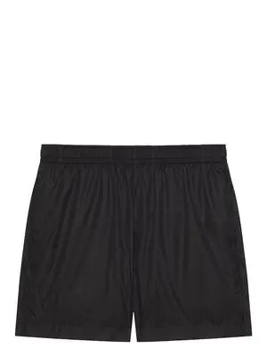Givenchy Polyamide Swim Shorts With Patch - Black