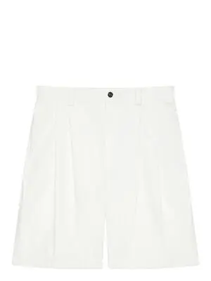 Givenchy Cotton Twill Bermuda Shorts - Ivory