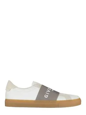 Givenchy Urban Street Leather And Suede Sneakers White/grey