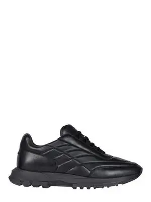 Givenchy Trainers In Shiny Padded Leather - Black