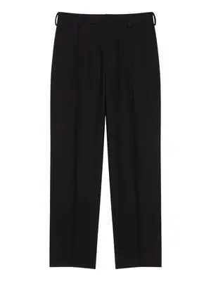 Givenchy Relaxed Fit Flannel Trousers - Black