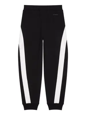 Givenchy Joggers In Scuba With Satin Couture Detail - Black