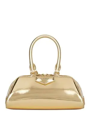 Givenchy Mini Antigona East-west Bag In Laminated Leather - Multicolor