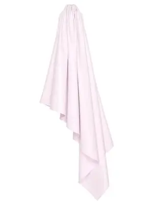 Givenchy Asymmetric Halterneck Leather Dress - Pale Pink
