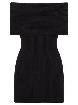 Givenchy Off-the-shoulder Mini Dress - Black