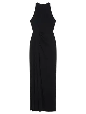 Givenchy Draped Halterneck Evening Dress - Black