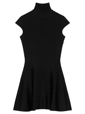 Givenchy Mini Dress With Flared Skirt - Black