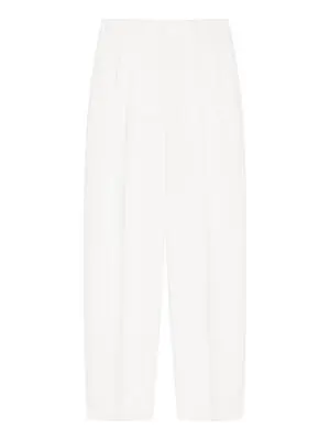 Givenchy Double Pleat Wool Pants - Ivory