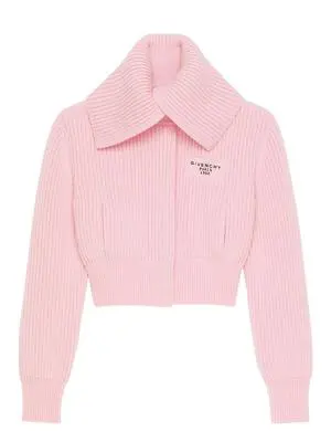 Givenchy Wool Jacket With Embroidered Detail - Light Pink