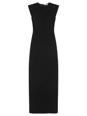 Givenchy Structured Wool Crepe Evening Dress - Black