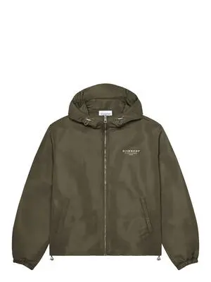 Givenchy Stamp Embroidered Windbreaker - Khaki