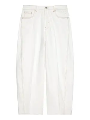Givenchy Couture Seam Relaxed Fit Jeans - White