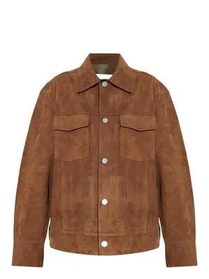 AMI Ami Alexandre Mattiussi Suede Trucker Jacket