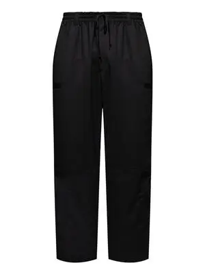 Y3 Cuf’ Relaxed-fit Trousers - Black