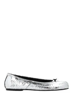 MAISON MARGIELA Tabi Ballet Flats - Silver