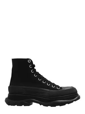 Alexander McQueen Platform High-top Sneakers - Black